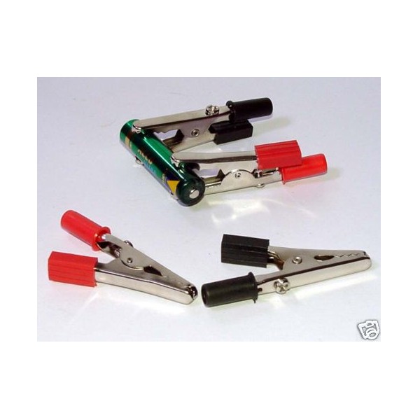 Pince crocodile croco 45mm/55mm Long - Machoire 9mm/18mm 12v